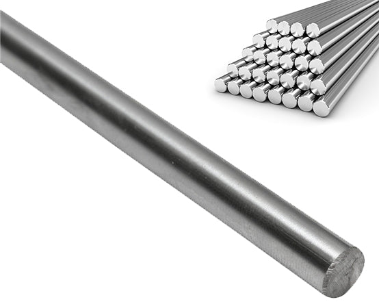 8mm x 30" Case Hardened Chrome Linear Motion Rods/Shafts/Guides G6 Tol